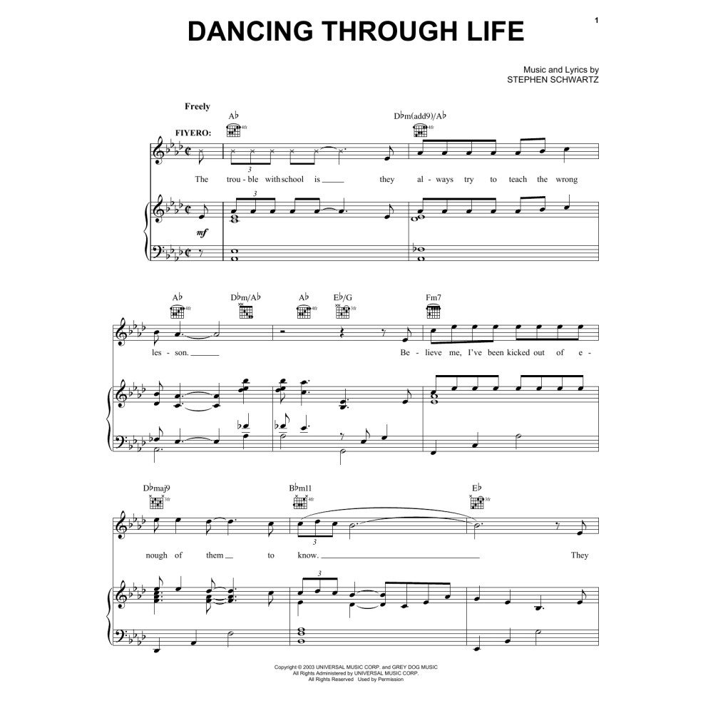Dancing Through Life (from Wicked)